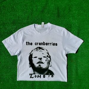 Tops | The Cranberries Crop Top Distressed Tee | Poshmark